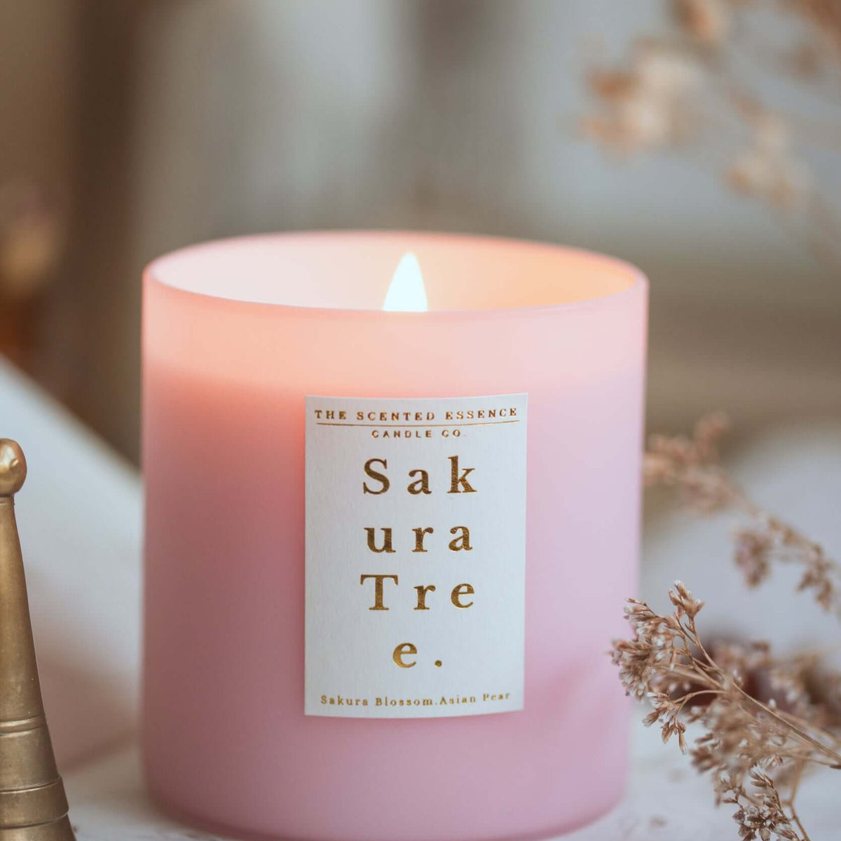 Sakura Tree Soy Candle | Sakura Blossom & Asian Pear | Non-Toxic – The ...